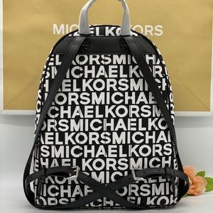 Michael Kors | Bags | Michael Kors Kenly Large Backpack Black Multi ...